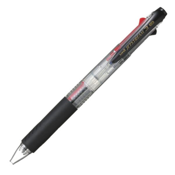 軸色：透明インク色：黒・赤・青ボール径：1.0mm機構：ノック式グリーン購入法適合商品エコ商品ねっと掲載※三菱鉛筆の商品はお取り寄せとなります仕入先在庫有りで1〜2営業日で入荷します在庫切れ以外のキャンセル・変更は出来ませんコンビニ・銀行振...