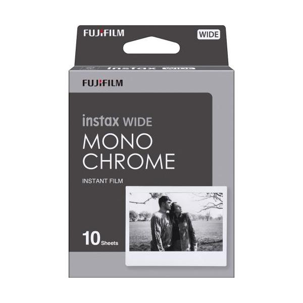 メーカー取寄せ商品　FUJIFILM＜富士フイルム＞ワイド用フィルム 「モノクローム」 ワイドフィルム WIDE チェキワイド用フィルム INSTAX WIDE MONOCHROME WW 1