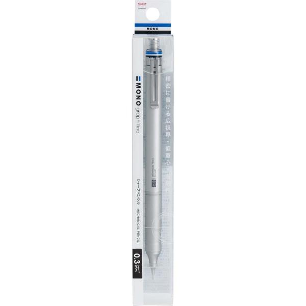 トンボ鉛筆 Tombow シャープペン モノグラフファイン 0.3mm シルバー DPA-111A MONO graph fine
