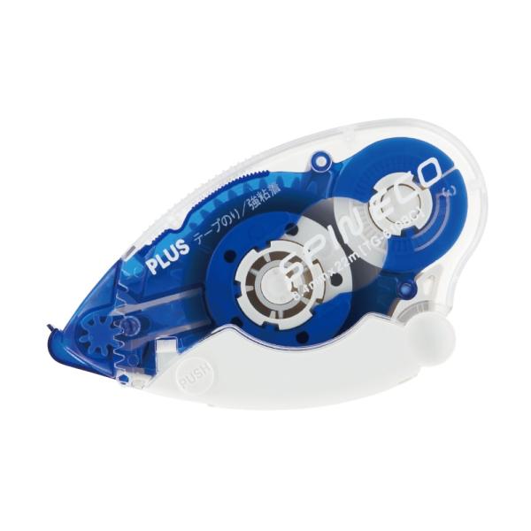 メーカー取寄せ商品　プラス(PLUS)テープのり スピンエコ 本体 8.4mm幅 ブルー TG-610BC　37-585