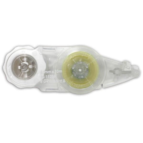 メーカー取寄せ商品【メール便なら送料250円】プラス(PLUS)　テープのり　norino pod（ノリノ・ポッド）　つめ替え用テープ　「キレイにはがせる」　TG-1123R　クリア　8.4mm　38-909