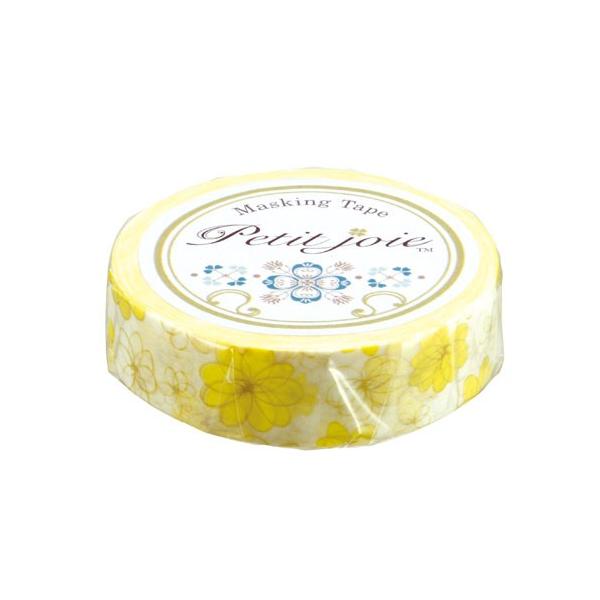 メーカー取寄せ商品【メール便なら送料250円】Nichiban ニチバン　マスキングテープ　プチジョア　フラワ―イエロー PJMT-15S035