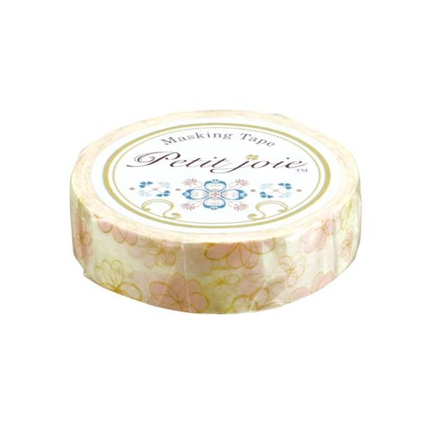 メーカー取寄せ商品【メール便なら送料250円】Nichiban ニチバン　マスキングテープ　プチジョア　フラワ―ピンク PJMT-15S036