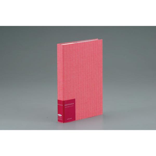 セキセイ　レミニッセンスポケットアルバムＧチェック　レッド　XP-2202-20