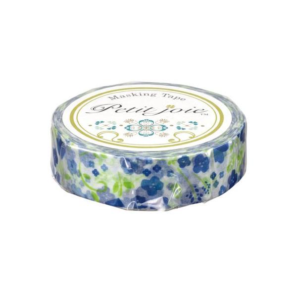 メーカー取寄せ商品【メール便なら送料250円】Nichiban ニチバン　マスキングテープ　プチジョア　フラワ―ブルー PJMT-15S016