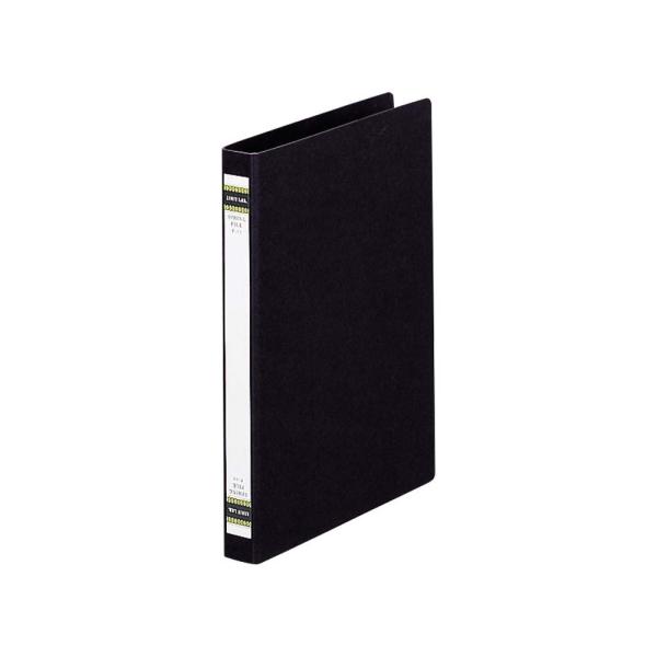 メーカー取寄せ商品 LIHIT LAB.＜リヒトラブ＞スプリングファイル A4 黒 F11