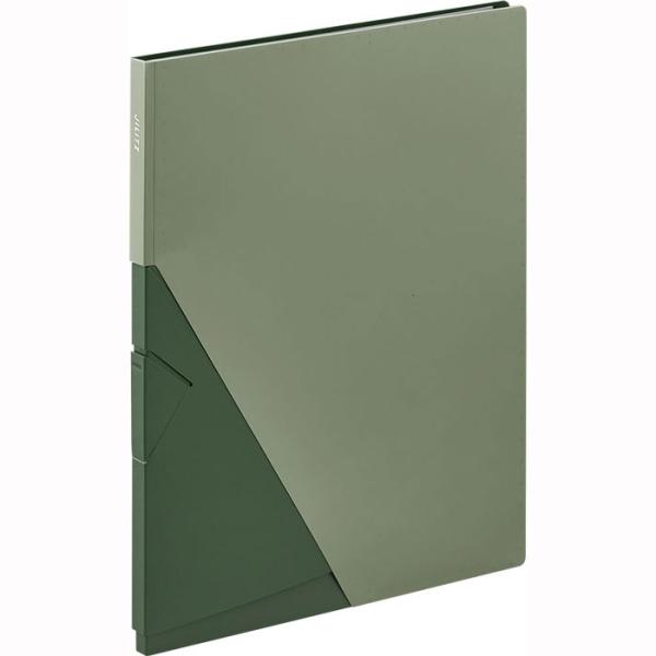 メーカー取寄せ商品　キングジム＜KING JIM＞ ジリッツ(JILITZ) クリアーファイル A4タテ型 10ポケット ミドリ 8832Hミト 自立 スタンド 書見台 デスクワーク 楽譜 レシピ 会議 勉強 仕事