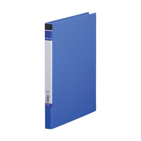 メーカー取寄せ商品　キングジム＜KING　JIM＞　レターファイルBＦ　Ａ４Ｓ　青　358BFアオ