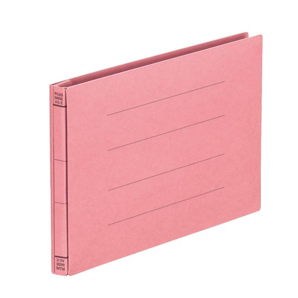 メーカー取寄せ商品【ゆうパケットなら送料250円(税込)】プラス(PLUS)背幅伸縮フラットファイル セノバス エコノミー 樹脂とじ具 A5-E ピンク FL-042SE　88-328