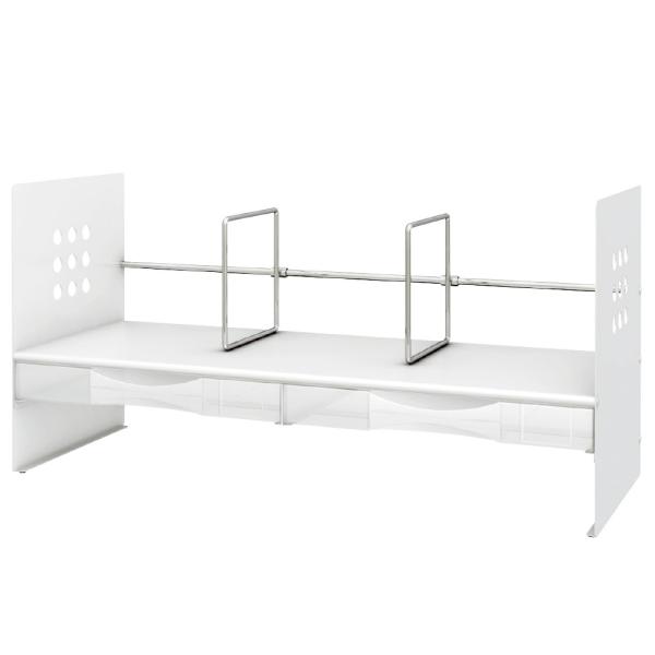 メーカー取寄せ商品【送料無料】プラス(PLUS)ブックスタンド 本立 ホワイト H型 BS-650HC　89-265