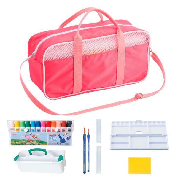 メーカー取寄せ商品　＜ぺんてる＞スケッチセット　ＺＳＴ４１　ピンク　ZST41-P
