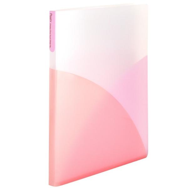 メーカー取寄せ商品 プラス (PLUS) ファイル A4 Pasty パスティ 2穴ワンタッチスライドファイル アイスクール ピーチピンク 98850 FL-110OS