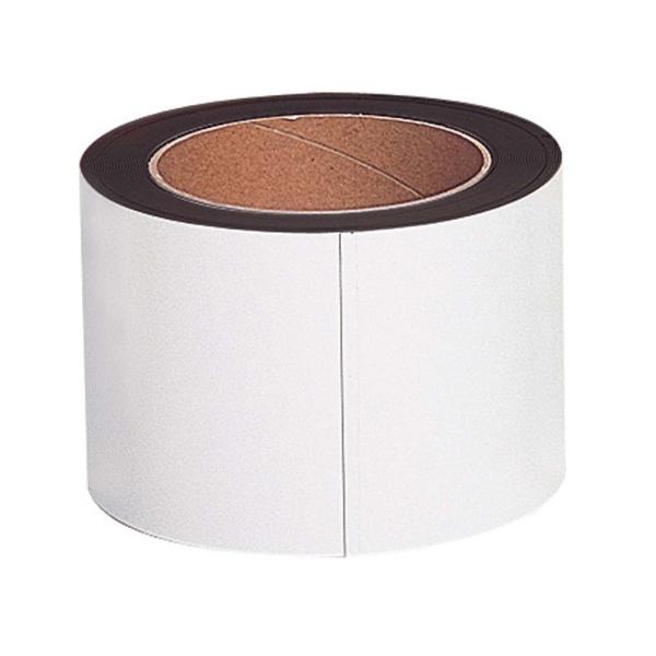 メーカー取寄せ商品　マグエックス マグネットロール 白ツヤ 100幅 0.8mm厚 10m巻 MSGR-08-100-10-W シート 白 ツヤ 原反 MAGX