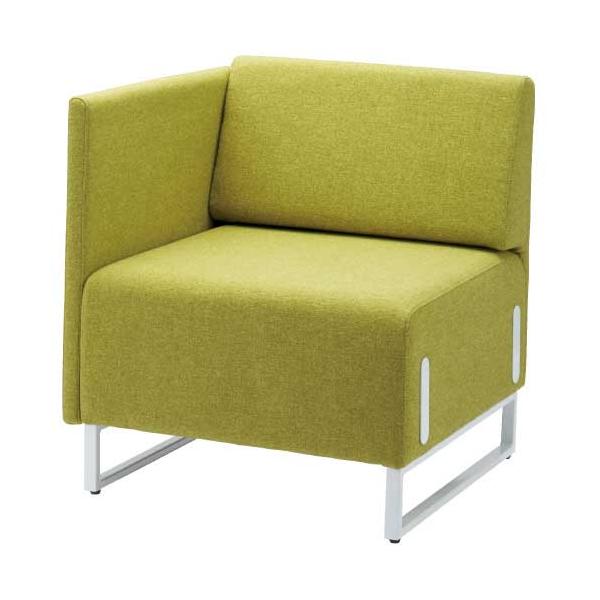 メーカー直送商品【送料無料！】FRENZ 応接チェア LDP-W 背・右片肘付 イエローG LDP-BAARR WH SET YG 754315