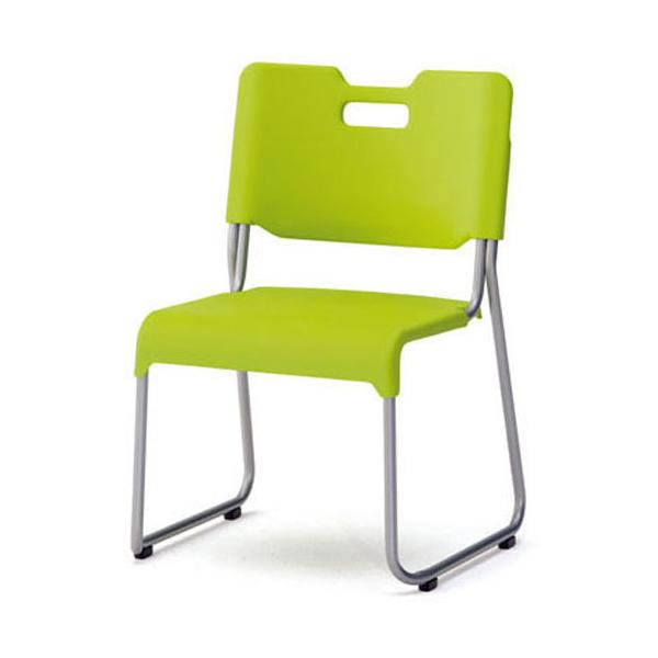 メーカー直送商品【送料無料！】プラス スクールチェア SC-334 ライトグリーン 868840