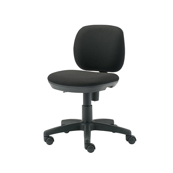 メーカー直送商品【送料無料！】プラス 事務イス KC-JF60SL BK ブラック 布張り 889259