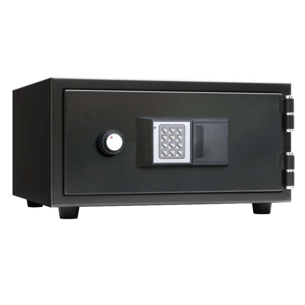 メーカー直送商品　日本アイ・エス・ケイ おしゃれ金庫 CPS-30T MB 耐火金庫 家庭用金庫 セキュリティ テンキー錠コンパクト A4サイズ 暗証番号 高級感 プッシュボタン