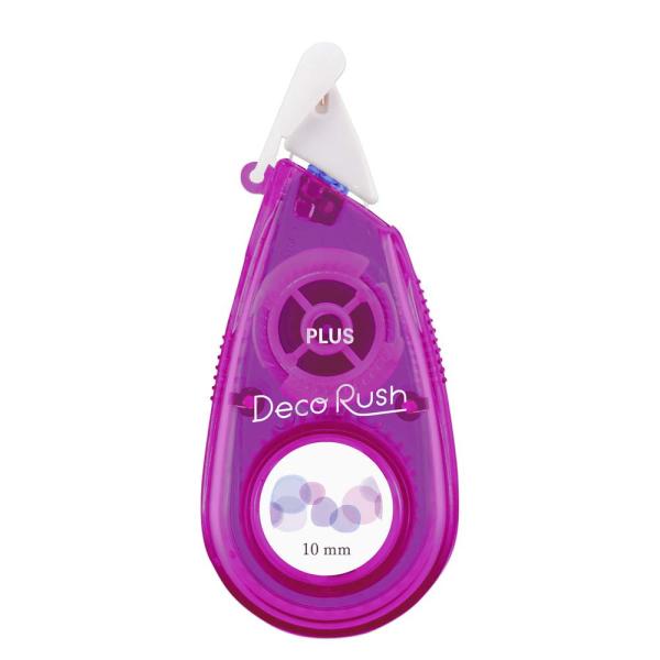 プラス PLUS デコレーションテープ デコラッシュ 太幅 10mm ランダムドット２ DC-080-12 51-915 51915