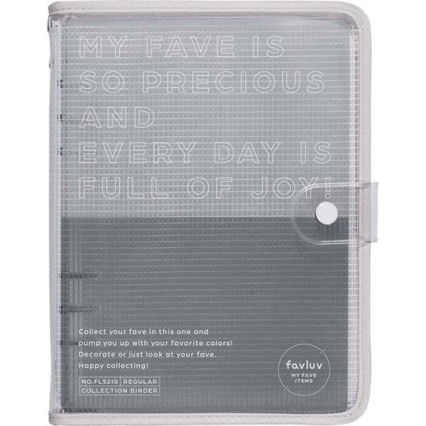 【発売日：2026年05月20日】キングジム KINGJIM ファブラブ バインダー グレー FL5210クレ 推し活 オタ活 ファイル バインダー 収納 アイドル 歌手 芸能人 写真 グッズ 灰色