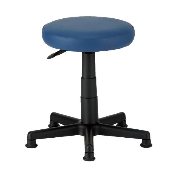 ジョインテックス JOINTEXT 丸イス C913J PVC ネイビー 椅子 座る 仕事 病院 事務 会議 打ち合わせ ミーティング