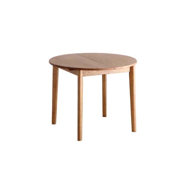 東馬 tohma アルグ ダイニングテーブル 90cm 120cm 円形伸張 ナチュラル 54685310 東馬 tohma 家具 インテリア
