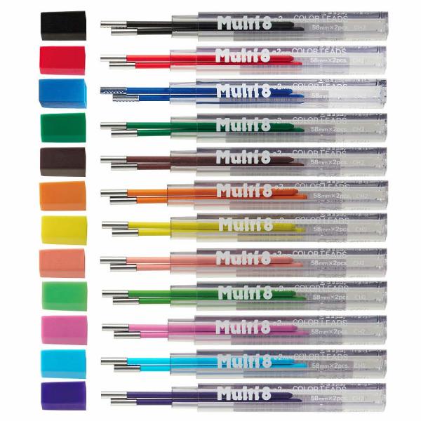 【発売日：2026年08月05日】ぺんてる pentel マルチエイト用カラー芯 PH804 12色セット 804CH2-12
