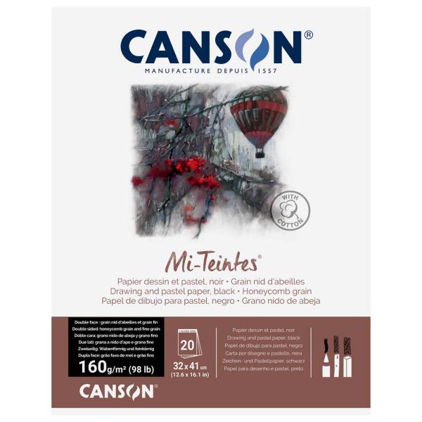 マルマン maruman ミ・タント パッド 32X41 ブラックペーパー CANSON Mi-Teintes