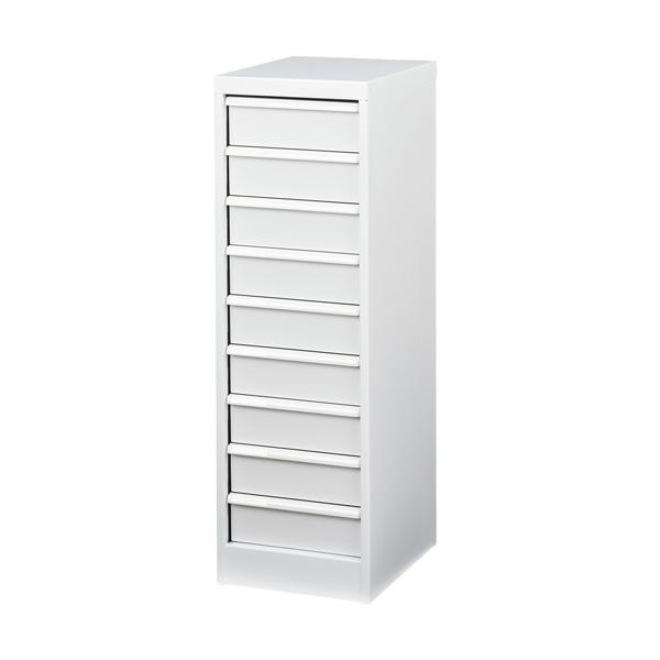 メーカー直送商品【送料無料】ナカバヤシ＜Nakabayashi＞ アバンテV2 フロアケース A4 タテ型 深9段 AF-M9 マットホワイト