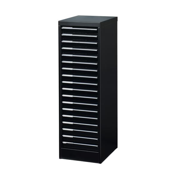 メーカー直送商品【送料無料】ナカバヤシ＜Nakabayashi＞ アバンテV2 フロアケース A4 タテ型 浅18段 AF-18 マットブラック