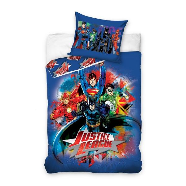 布団カバー・140cm x 200cm 　枕カバー・70cm x 80cm 綿100％ 洗濯機可 リバーシブルデザイン DC Comics公式商品 検索用：Single Duvet Cover and pillow case set カバー...