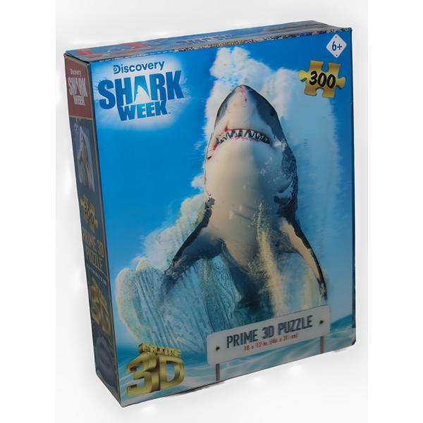 300ピース 完成時サイズ： 46cm x 31cm立体に浮き出て見えるサメの3Dパズルです。公式ライセンス商品です。検索用：タオル　バスタオル　スポーツタオル　ビーチタオル　かっこいい　かわいい　珍しい　レア　輸入品　海外　綿　綿100　...