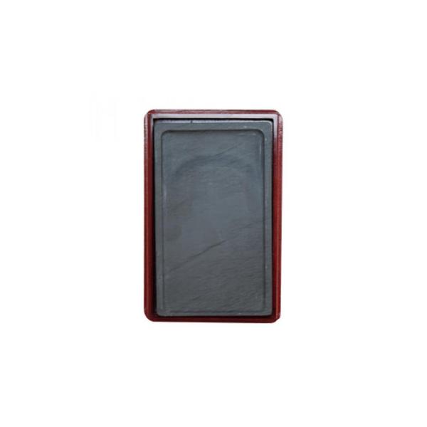 中国安徽省歙県より産出。細羅紋硯より墨の下りが良いです。