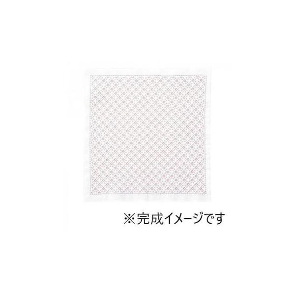 一目刺しの技法を学びながらかわいいふきんが作れます。図案は布にプリント済み。