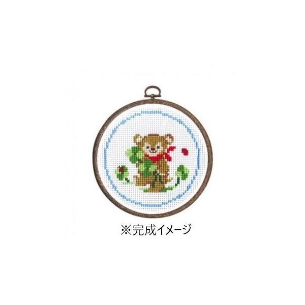 森に住むかわいい動物たちの、やさしいパステルカラーのキット。初めての方でも楽しめる、かんたんキットです。技法はクロスステッチ。時間の目安:4〜5時間。技術レベルは初級者向。
