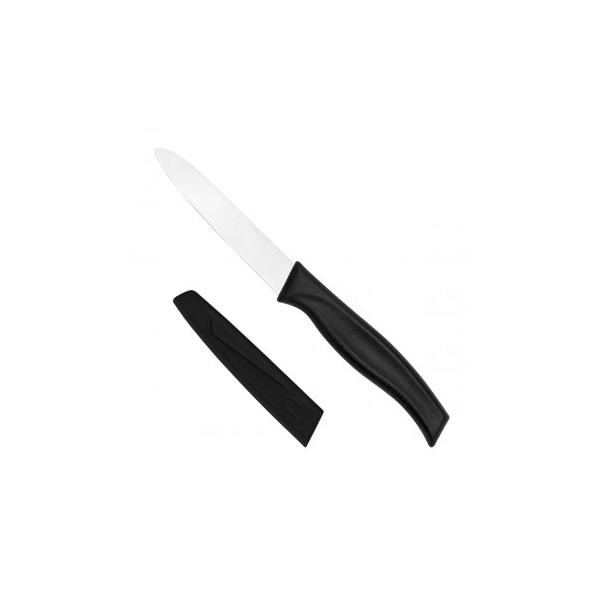 持ち運びに便利なサヤ付きのナイフです。フルーツのカットはもちろん、段ボールカッターとしての使用など、イロイロな場面でお使いいただけます。