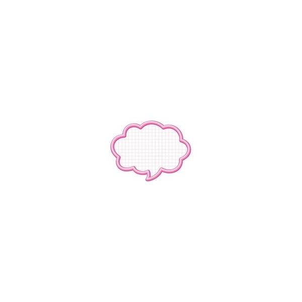 立体枠で目を引きます。商品詳細：パンフレットスタンド規格：大  吹き出し色：ピンク縦９６×横１２６ｍｍ材質：アイボリー紙（２６０ｇ／m2）入数：５０枚アミ目：５×５ｍｍ