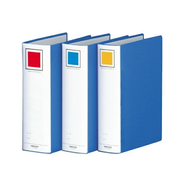とじ具は脱着可能で表紙が傷めば別売の新しい表紙と交換可能です。購入単位：1冊配送種別：在庫品Yahoo 通販 文具 事務用品 ファイル パイプ式ファイル 両開きタイプ A4サイズ KOKUYO ちゅーぶふぁいる えこついんR A4たて 80...