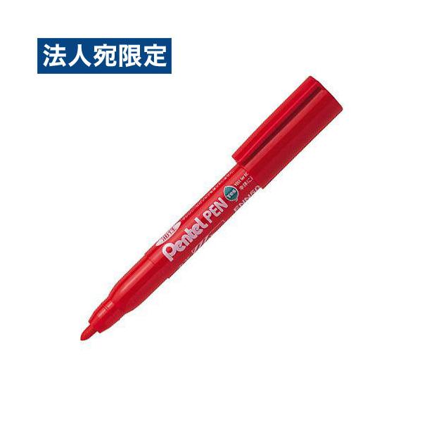 購入単位：1本配送種別：在庫品Yahoo 通販 文具 事務用品 筆記用具 ペン マーカー 油性マーカー ぺんてる ぺんてるぺん ゆせい1.1mm あか 1ほん b01040 9G0142 PENTEL ENN50-B ENN50B マジック...