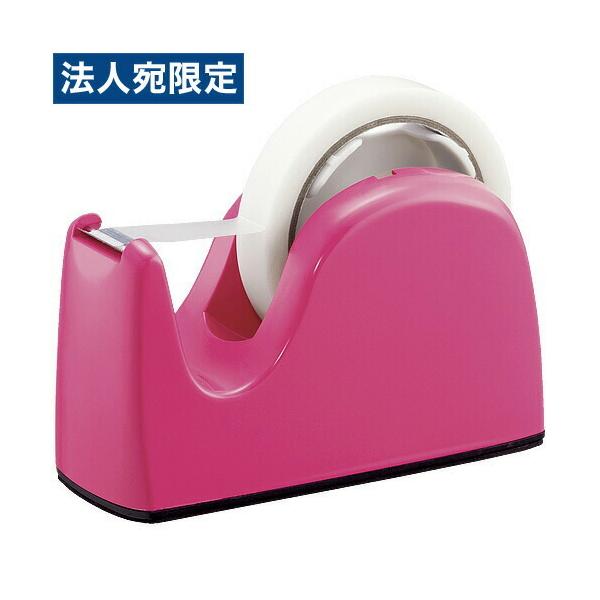 安定感あるボディ！かわいいカラーでデスクまわりが華やかに。購入単位：1台配送種別：在庫品Yahoo 通販 4977564578107 プラス テープカッター TC-301 ピンク ぷらす プラス PURASU purasu てーぷ テープ ...