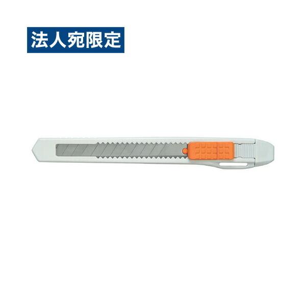 携帯に便利な細身のボディ。購入単位：1本配送種別：在庫品Yahoo 通販 4977564439118 プラス カッターナイフ S CU-103 ホワイト ぷらす プラス PURASU purasu かったーないふ カッターナイフ KATTA...