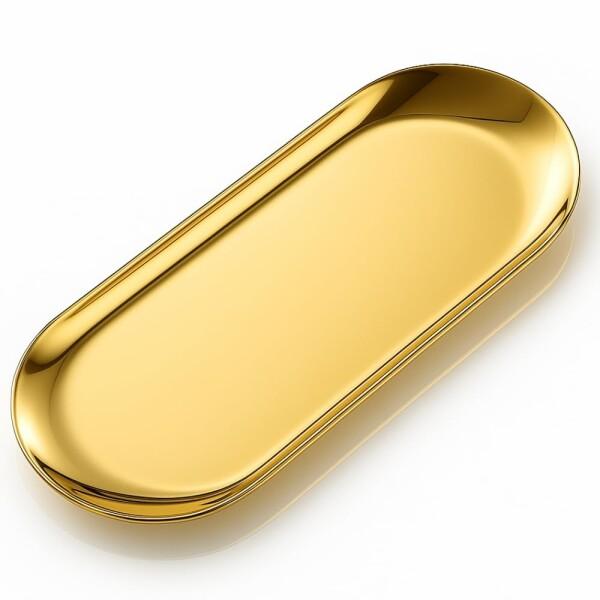 Chicer キャッシュトレイ ステンレス製 おしゃれ コイントレー 多用途 ショップ用 ペントレー カルトン (ゴールド, 大(23×9.5cm))商品コード：67079821958型番：GK20241118サイズ：大(23×9.5cm)...