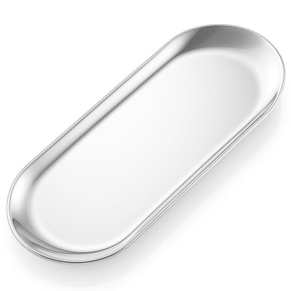 Chicer キャッシュトレイ ステンレス製 おしゃれ コイントレー 多用途 ショップ用 ペントレー カルトン (シルバー, 大(23×9.5cm))商品コード：67079821959型番：GK20241118サイズ：大(23×9.5cm)...