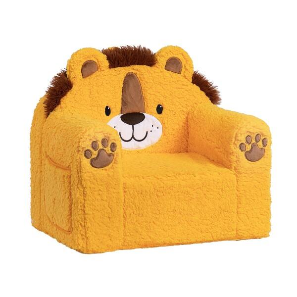 ALIMORDEN キッズソファ 子供用ソファー ベビーチェア 赤ちゃん座椅子 座れるぬいぐるみ コンパクト ふわふわ 背もたれ付き プレゼント 動物 ライオン商品コード：67079854022型番：ALJPSB-ACA-SZサイズ：43c...