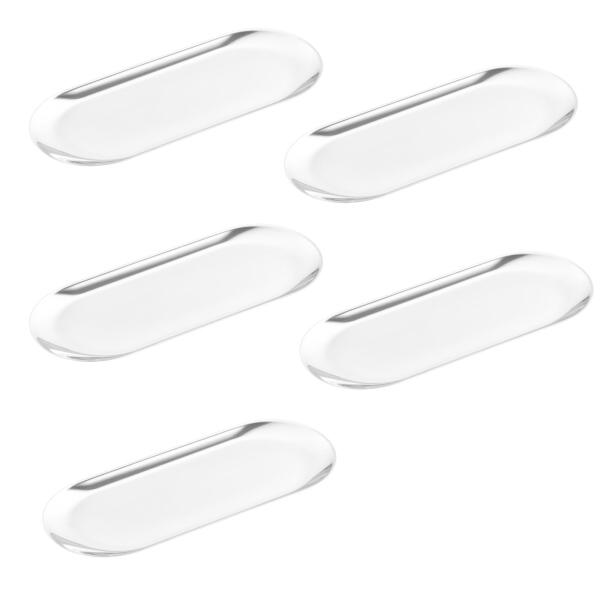 東京もの屋敷 おしぼりトレイ キャッシュトレイ コイントレー おしぼり置き 上品 飲食店 業務用 ステンレス 5枚セット (シルバー)商品コード：67079884156型番：OT202404サイズ：18×8.5×1cmカラー：シルバー【シン...