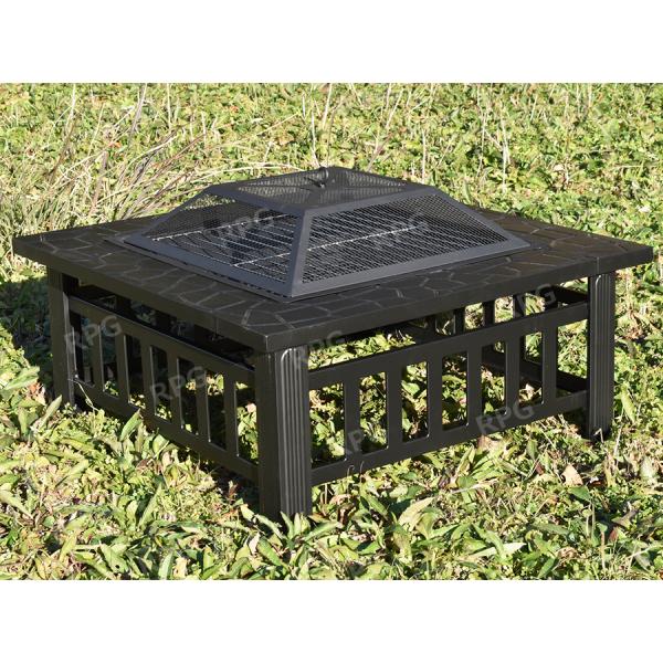 【サイズ】幅：約81cm奥行き：約81cmテーブル高さ：約36cmフタを含めた高さ：約49cm網の大きさ：約51x51cm(焼肉 テーブル グリル キャンプ ソロキャンプ ソログリル 囲炉裏 炉端焼 七輪 薪 薪ストーブ)