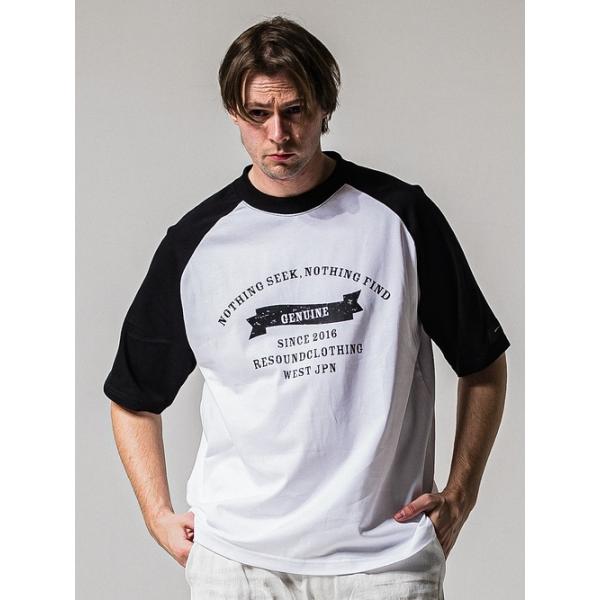 RESOUND CLOTHING リサウンドクロージング13,000 円 (税込 14,300 円)カレッジロゴ　グランスリーブオーバーTシャツアメカジなイメージのラグランスリーブ品のある素材感が程よくマッチ素材は３２ゲージの撚りの回数を増...