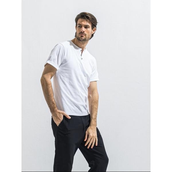 【発売日：2026年05月31日】RESOUND CLOTHING リサウンドクロージング15,000 円 (税込 16,500 円)新型ロープアップヘンリーTシャツ細いバインダーネックと前たて、ヴィンテージよりのデザインでなくエレガントで...