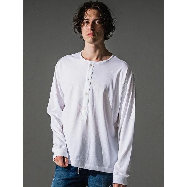 【発売日：2026年08月31日】RESOUND CLOTHING リサウンドクロージング18,000 円 (税込 19,800 円)新型オーバーサイズヘンリーネックロングスリーブギザコットンを使用した綺麗な一枚ワイルドな印象のヴィンテージ...