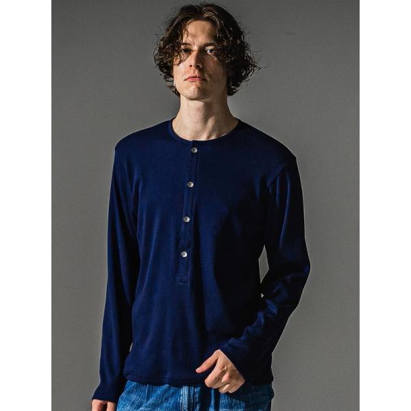 【発売日：2026年08月31日】RESOUND CLOTHING リサウンドクロージング18,000 円 (税込 19,800 円)新型リブニットヘンリーネックロングスリーブ現代の高機能を言うよりはアナログにこだわった素材伝統的な農法と手...