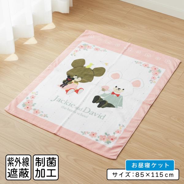 ●商品説明  キャラクター タオルケット ・キャラクター  くまのがっこう ジャッキー デイビッド ・サイズ：約85cm×115cm（ハーフサイズ） ・素材　綿100％ ●備考  肌に優しい綿100％のため、通気性・吸湿性が良くパイル地が肌...